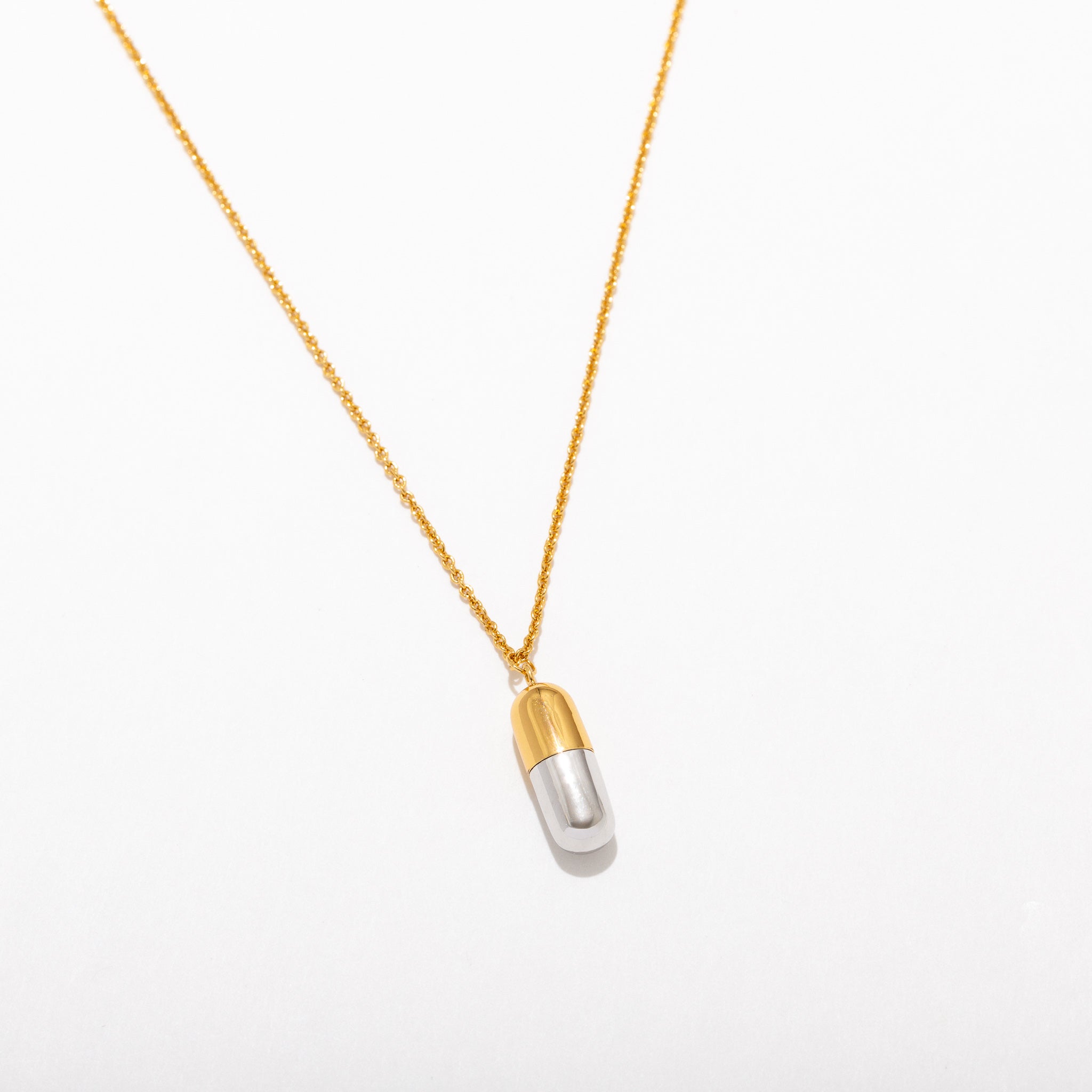 Anja Pill Capsule Necklace It Really Opens Larissa Loden