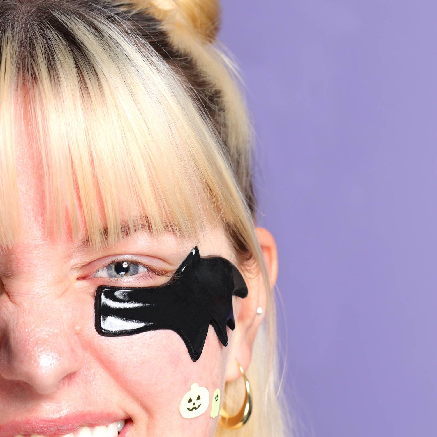 Bat Underye Mask | Halloween Single Use Underye Masks | Larissa Loden