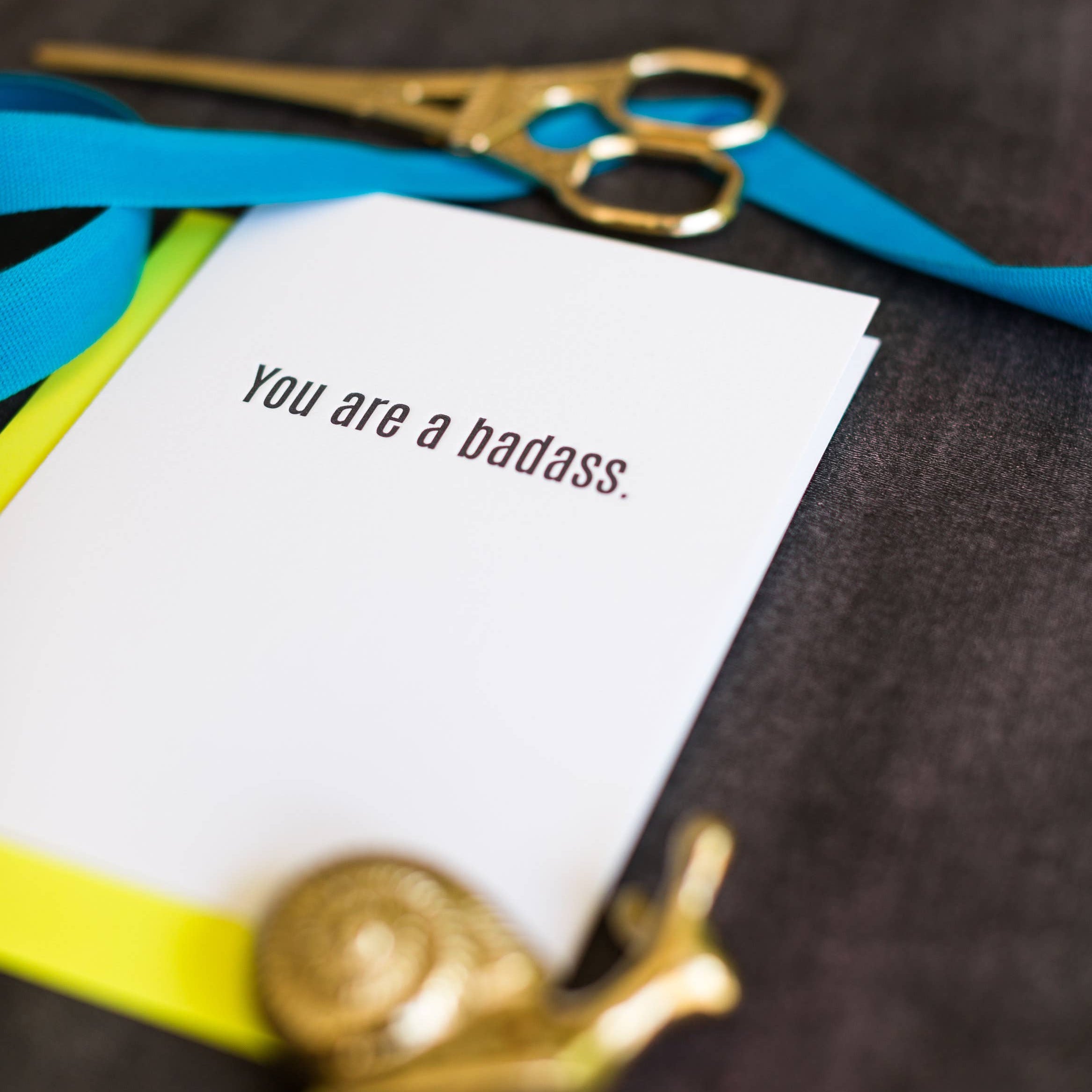 You Are a Badass Card | Funny Edgy Greeting Card | Larissa Loden