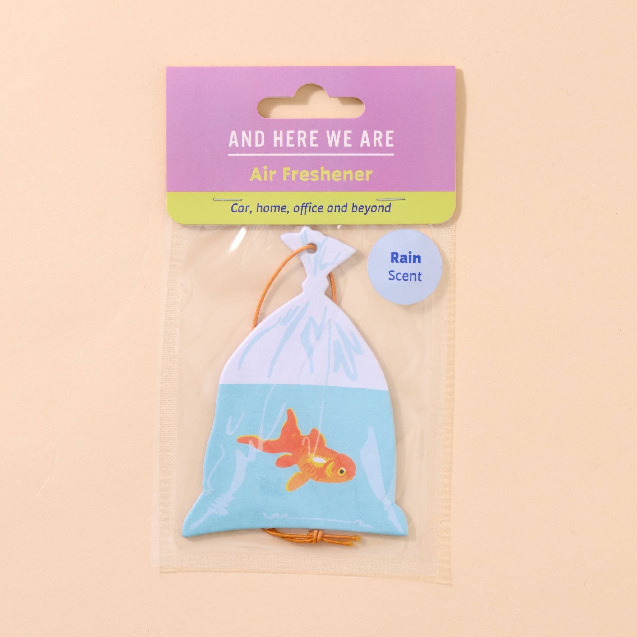 Goldfish In A Bag Air Freshener | Rain Scent | Larissa Loden
