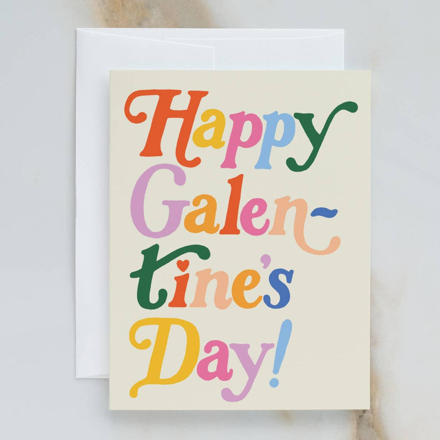 Happy Galentine's Day Card | Friendship Love Greeting Card | Larissa Loden