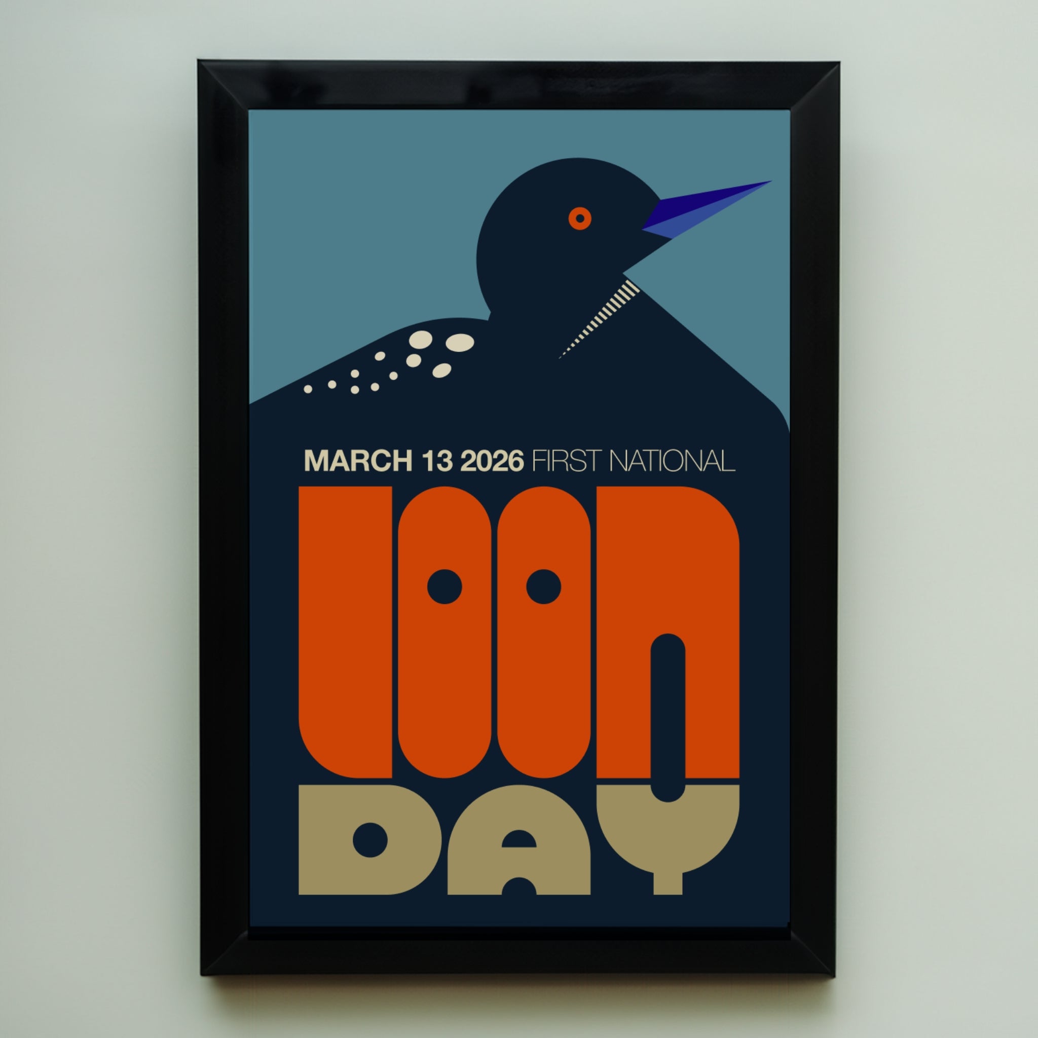National Loon Day Poster 2026 | Unframed | Larissa Loden