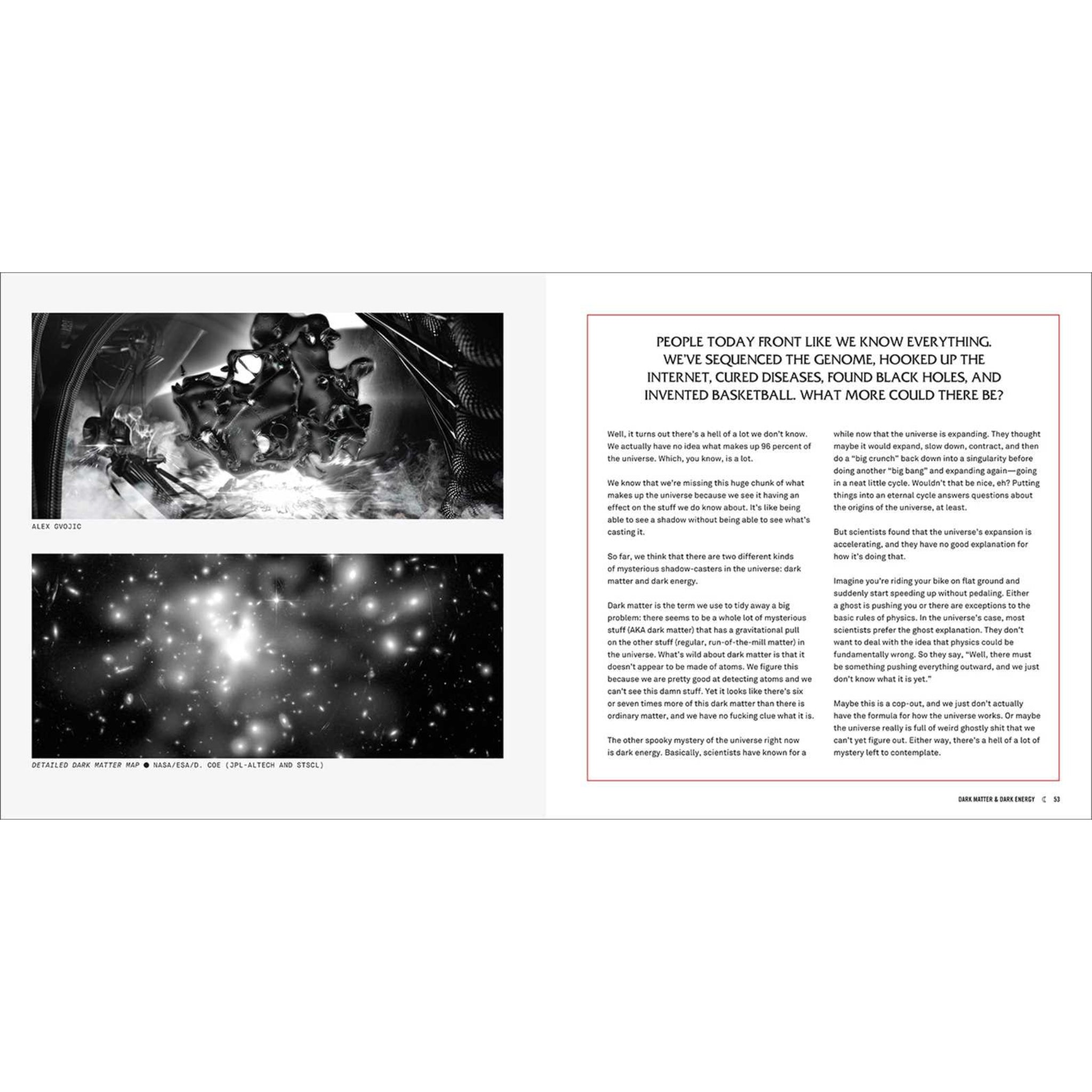 Space Is Cool As F*ck Book | Illustrated Hardcover | Larissa Loden