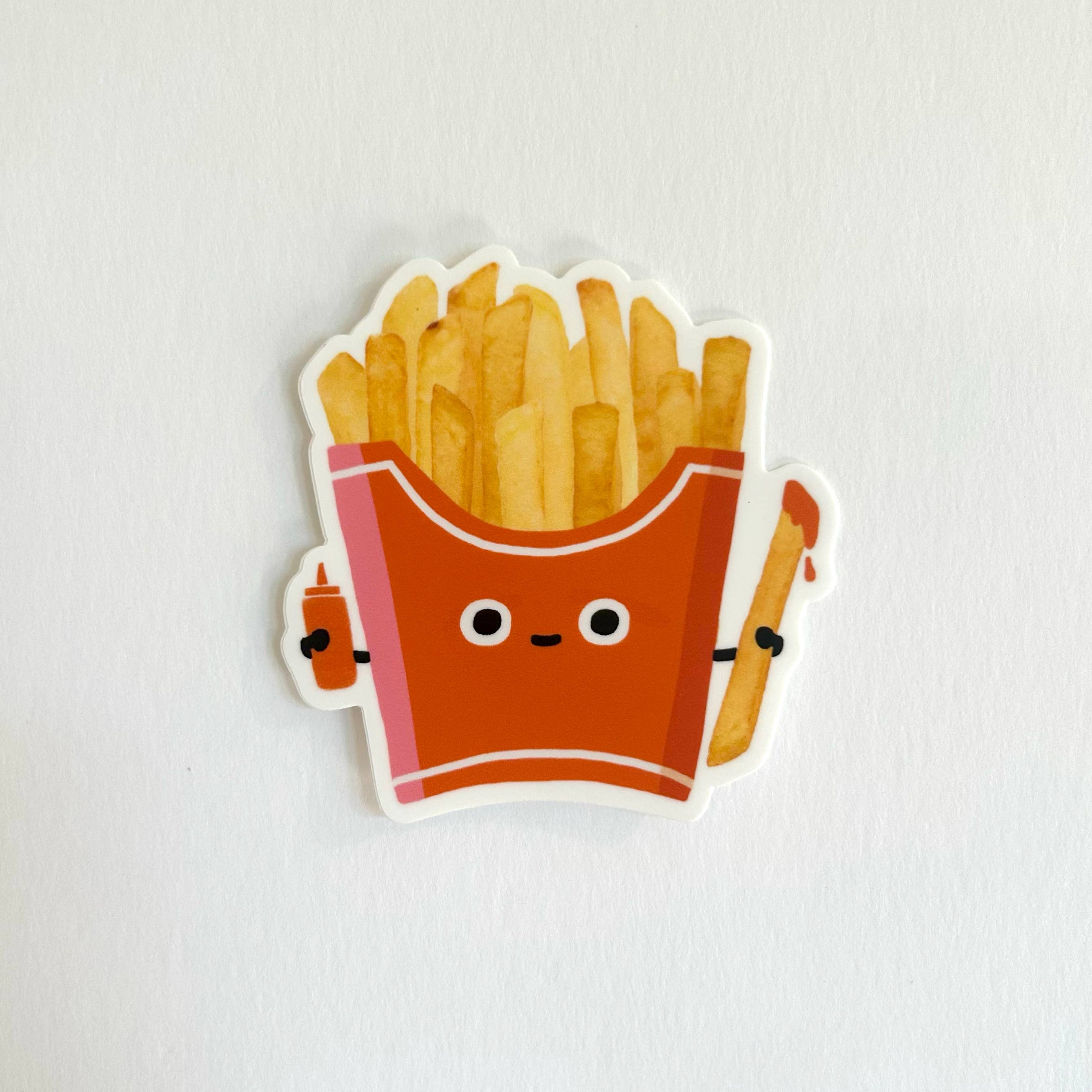 French Fries Sticker | Vinyl Decorative Sticker | Larissa Loden